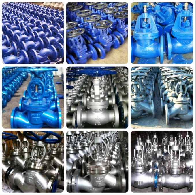 Steam Air DN500 CL150 Cast Steel Globe Valve Flange Type Industrial ...