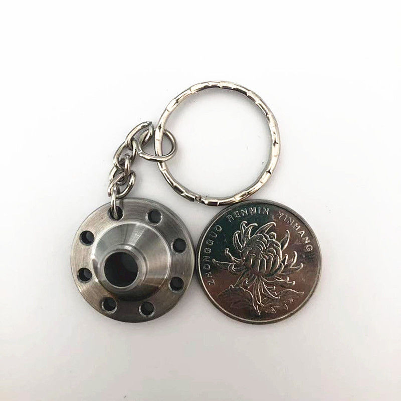 Small Diameter Stainless Steel Keychain , Custom Metal Keychains Gift ...